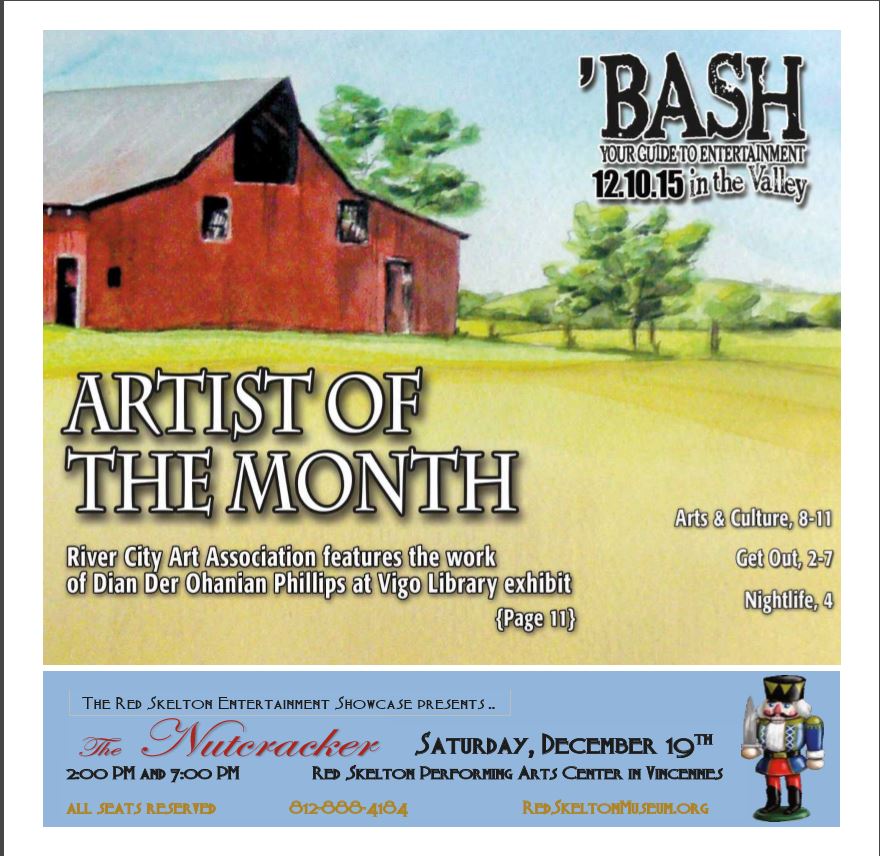 Paintings by Dian Phillips featured in December at Vigo library – River ...