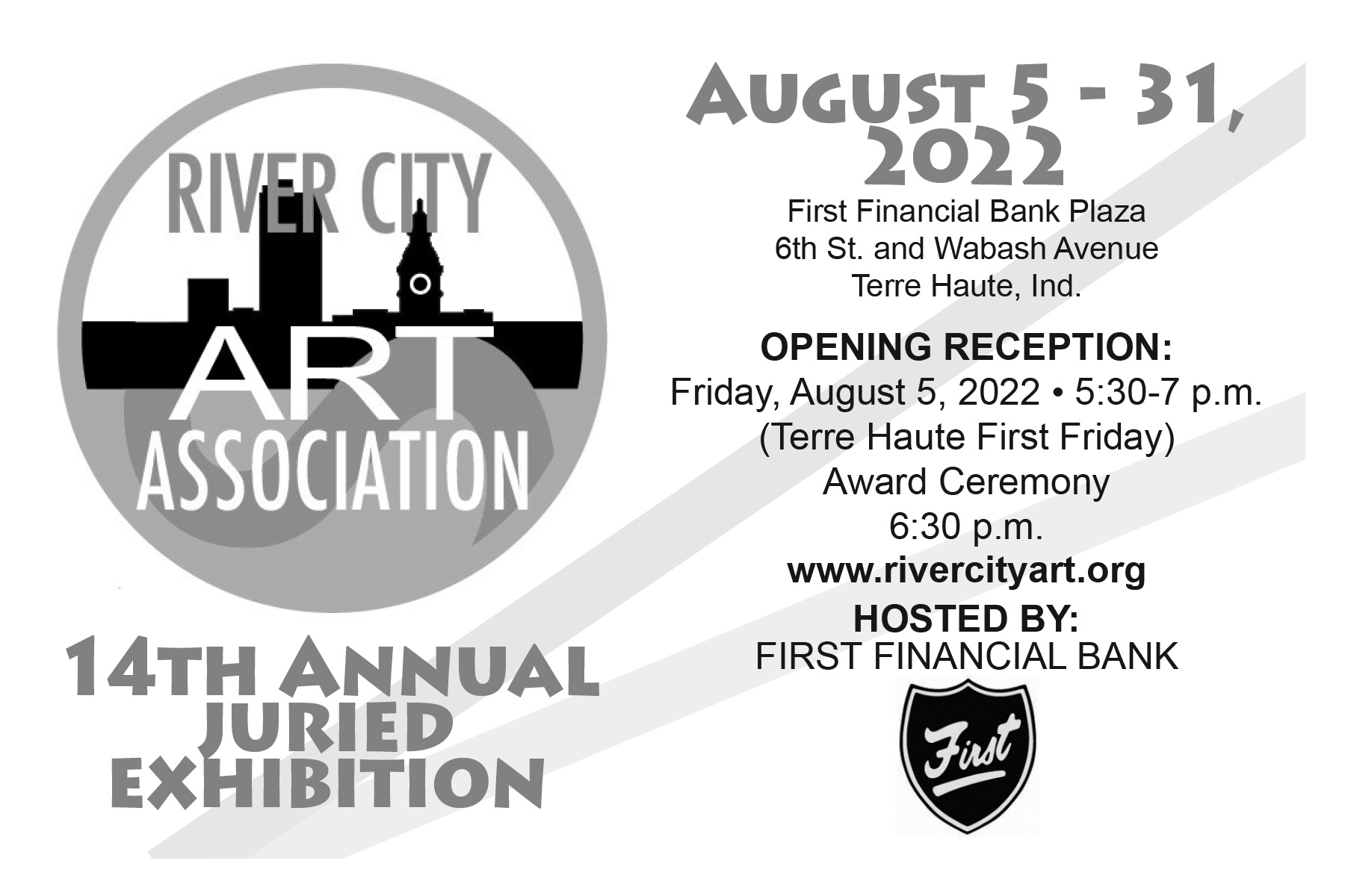Call for Artists for 14th Annual Juried Exhibition – River City Art Association